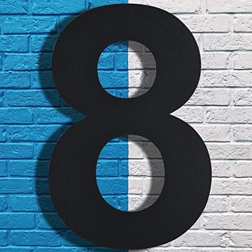 Amazon.com: BetLight Modern Large House Numbers-12 Inch High Stainless ...