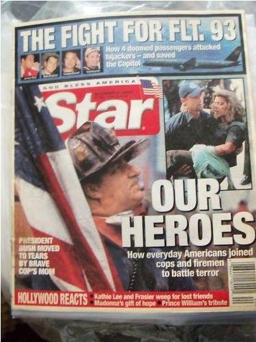Star Magazine October 2, 2001 Our Heroes (Star Magazine October 2, 2001 ...