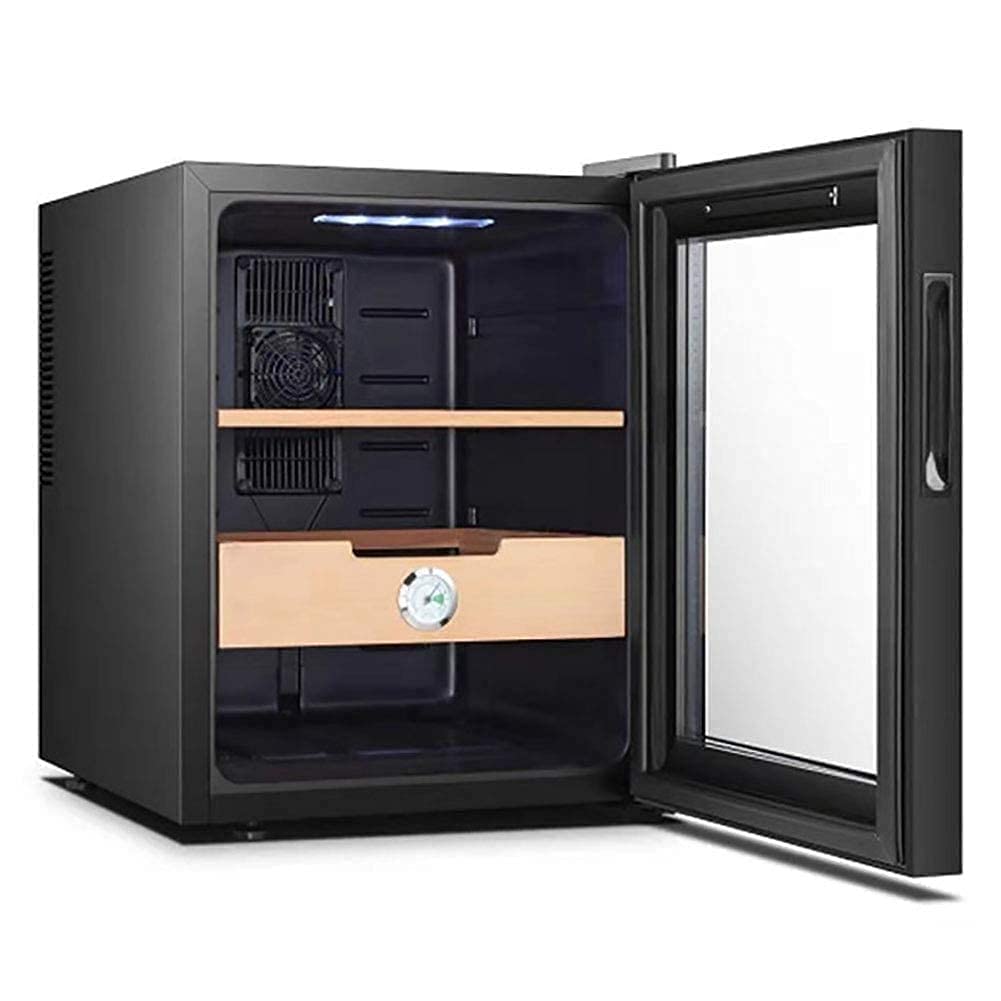 Buy Freestanding Cigar Cabinet Cigar Cooler Cigar Humidor Front Glass ...