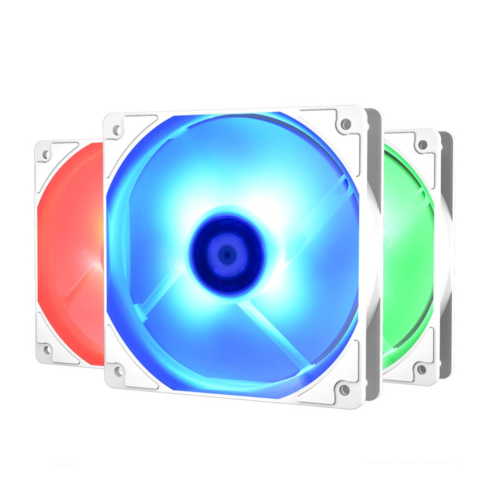 Buy ID-COOLING XF-12025-RGB-TRIO-SNOW 120mm Case Fan 12V 4PIN RGB Fan ...