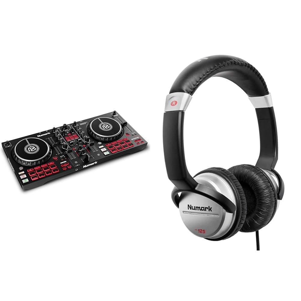 Amazon.com: Numark Mixtrack Pro FX + HF125 – 2 Deck DJ Controller For ...