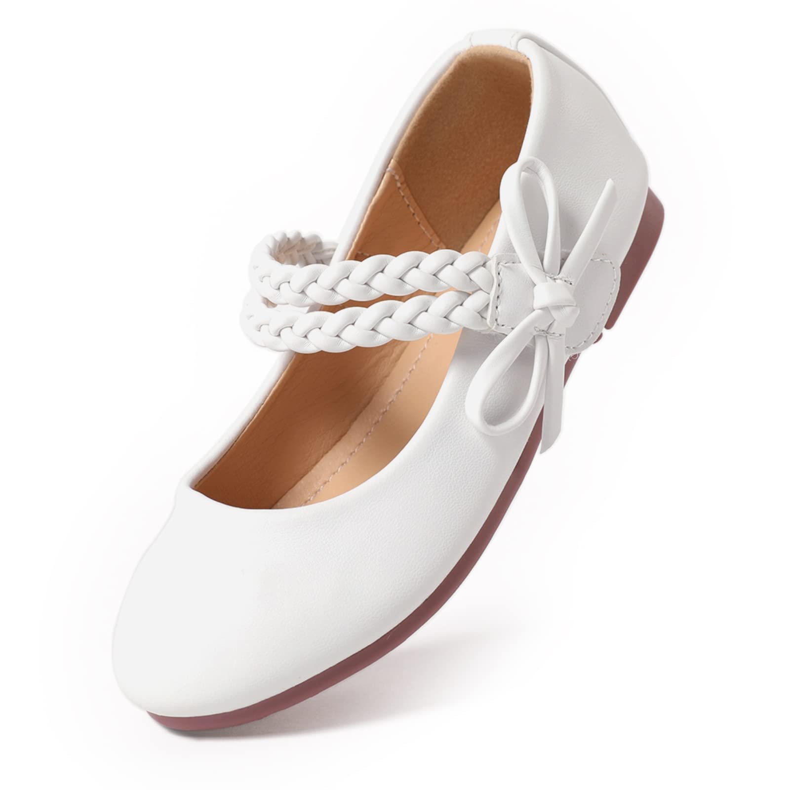 PATPAT Girls Dress Shoes Mary Jane Shoes Toddler Dress Shoes Ballet ...