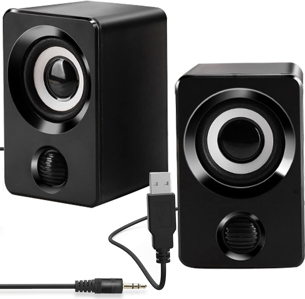 KAMYSEN Altavoces para Computadora,Altavoces Multimedia para PC,Tablet ...