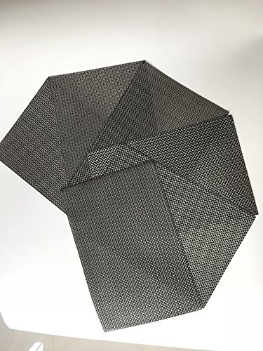 Buy Breathing Homes Mesh Dining Table Mat, 30 x 45cm, Set of 6, Matte ...