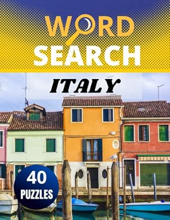 Amazon.com: Italy Word Search: Large print challenging activity book ...