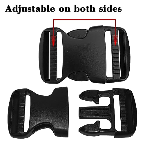 Snapklik.com : 1 Buckles For Straps Quick Side Release Plastic Buckle ...