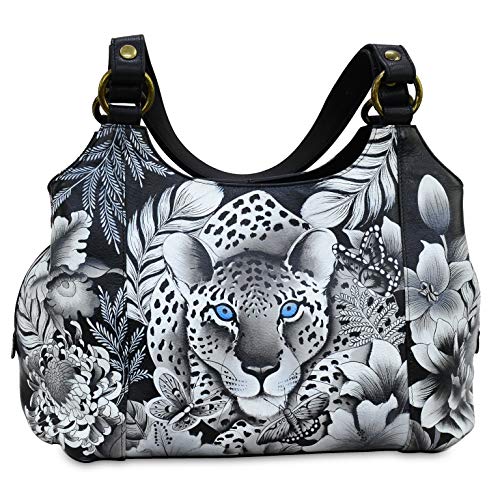 Anuschka Women’s Hand-Painted Genuine Leather Triple Compartment Large ...