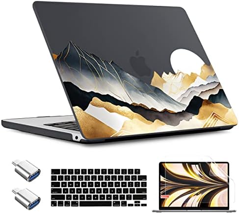 Amazon.com: CAMPLALA Compatible with MacBook Air 13.6 inch Case 2024 ...