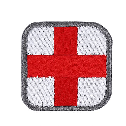 Medic Red Cross First Aid Tactical Military Morale Embroidered Patch ...