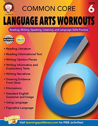 By Linda Armstrong Common Core Language Arts Workouts, Grade 6: Reading ...
