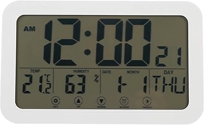 Amazon.com: Digital Wall Clock, Digital Clock Battery Operated, Clocks ...