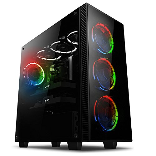 Anidees Ai Crystal Rgb Mid Tower Liquid Cooling Gaming Atx | Desertcart ...