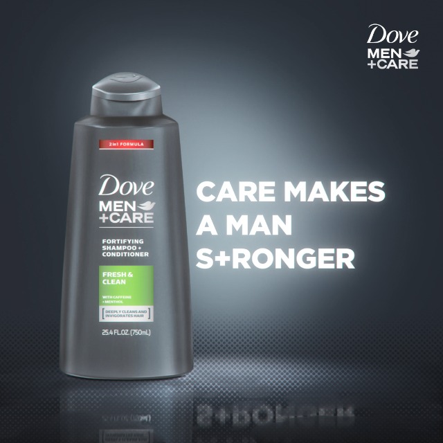 Watch Dove Men Care 2 in 1 Shampoo and Conditioner Fresh and Clean 25.4 ...