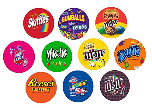 Candy Sticker Vending Machine Decal Labels (10): Amazon.com: Industrial ...