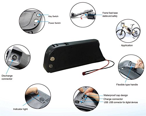 Buy Sunbond Dolphin 48V 14AH EBike Battery Mountain Bike Battery ...