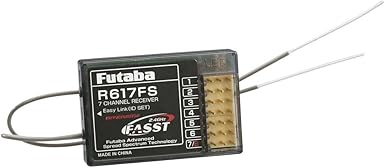 Amazon.com: Futaba R617FS 2.4GHZ FASST RX 7CH Aircraft Receiver : Toys ...