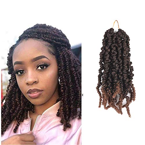 Buy Curly Spring PRE Twisted Braids Syntheti crochet hair 6 Packs 10 ...