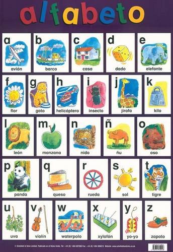 Amazon.com: Alfabeto (Alphabet) (Laminated Poster): 9780721709048 ...