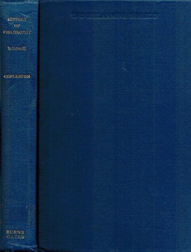 A HISTORY OF PHILOSOPHY Vol. 2 - Augustine to Scotus: Frederick Charles ...