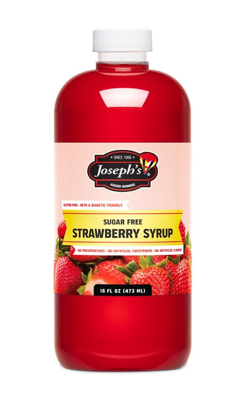Amazon.com: Joseph's Sugar Free Syrup (Strawberry) : Grocery & Gourmet Food