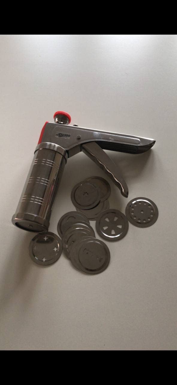 Buy Mr.Detto Stainless Steel Kitchen Press Sev Maker Machine with 15 ...