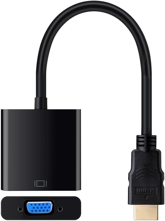 Amazon.co.jp: HDMI to VGA 変換アダプタ 変換ケーブル D-SUB 15ピン 1080p HDTV プロジェクター ...