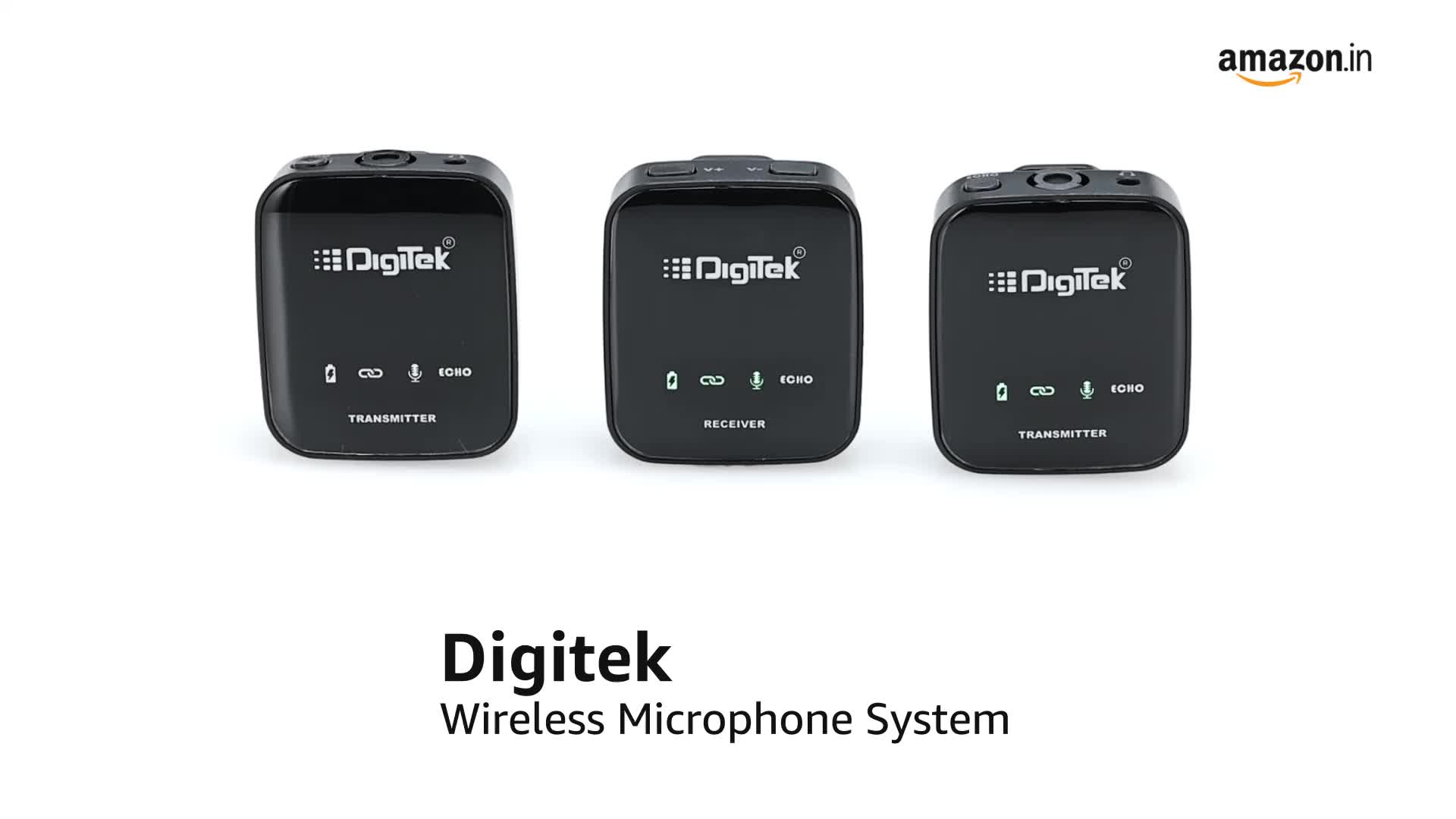Watch Digitek Wireless Microphone System for DSLR, Camcorder ...
