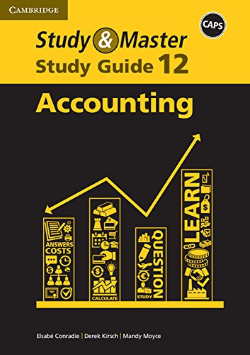 Study & Master Accounting Study Guide Grade 12 English : Conradie ...