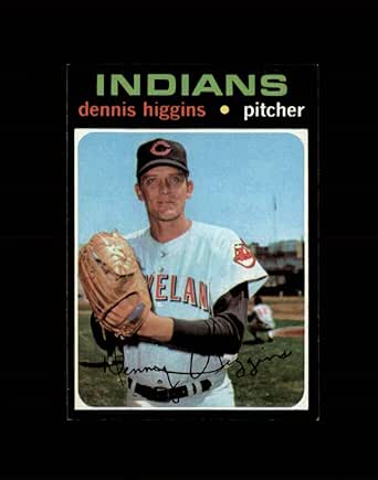 Amazon.com: 1971 Topps Baseball #479 Dennis Higgins STARX 7 NM CS76007 ...