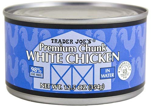 Amazon.com: Trader Joe's Premium Chunk White Chicken in Water 12.5 Oz ...