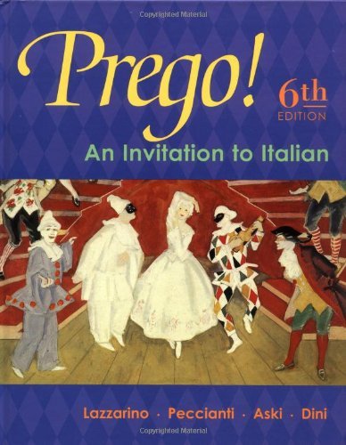 Prego! An Invitation to Italian - 6th edition: J.K.: Amazon.com: Books