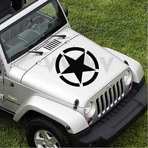 VVWV Large Star Stickers and Decals Exterior for Mahindra Thar Gypsy ...