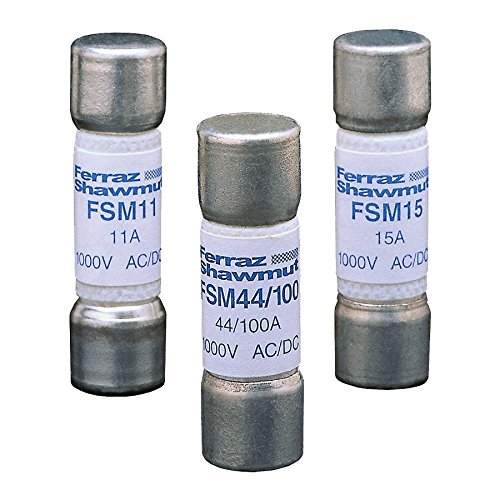 Mersen ATM Amp-Trap Fast-Acting Midget Fuse, 600VAC/DC, 100kA, 1/10 ...