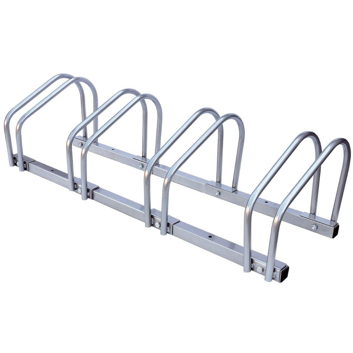 Buy iTrend Floor and Wall Mounted 4 Bike Stand - Galvanised Cycle Rack ...