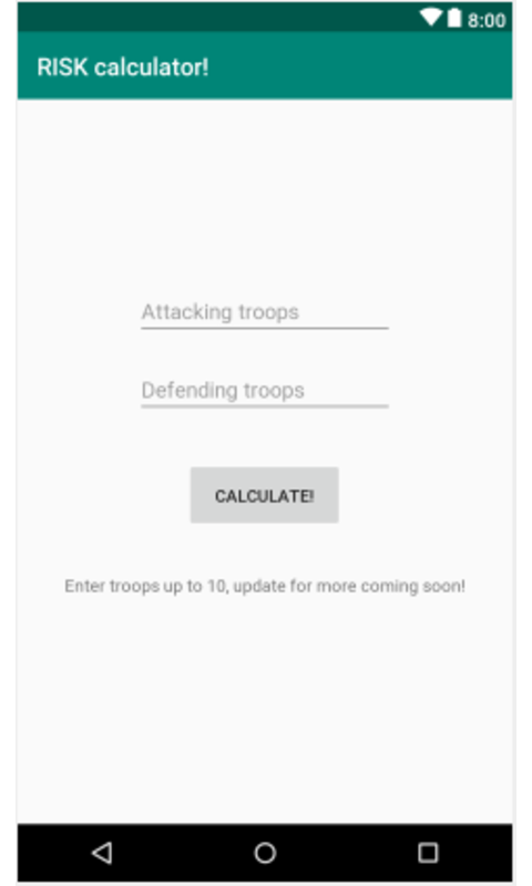RISK calculator - Application sur Amazon Appstore