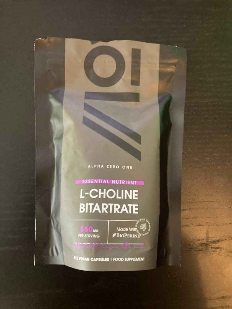 L-Choline Bitrate with BioPerine® 550mg | Supports Liver Health ...