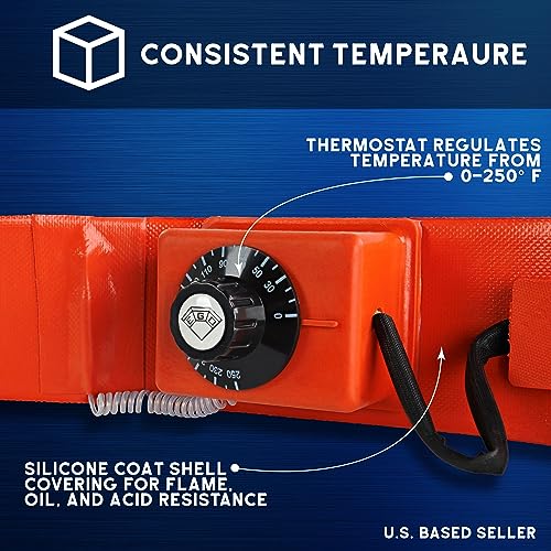 Snapklik.com : BISupply Silicone Heater Pad Drum Electric Heat Wrap Hot ...