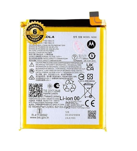 THE BATTERY STORE® Original NG50 Battery for Moto G71 5G XT2169 Battery ...