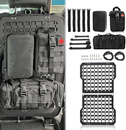 Amazon.com: OneTigris Molle Seat Back Organizer, Tactical Rigid MOLLE ...