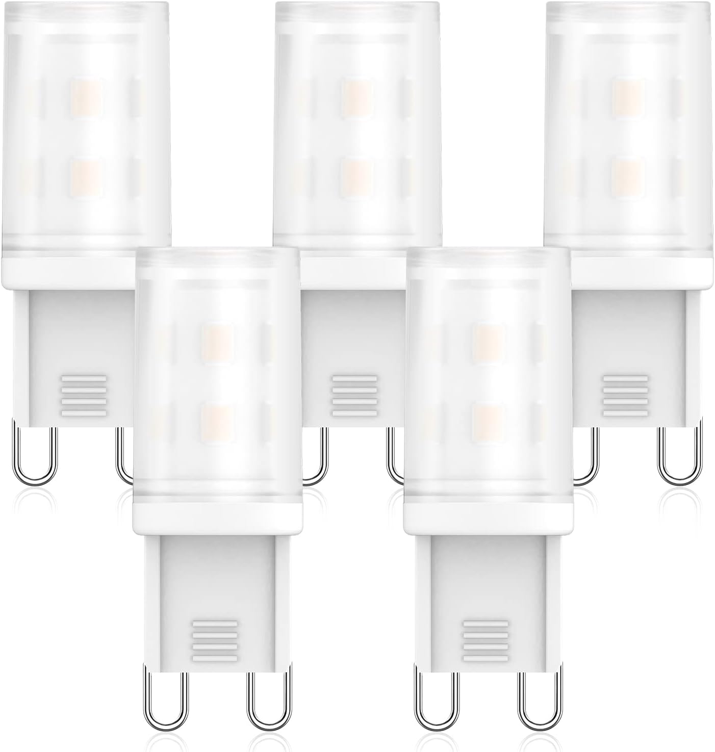 RuLEDne LED G9 Bulbs 2W Equivalent to Halogen Bulbs 20W 25W 28W (G9 ...