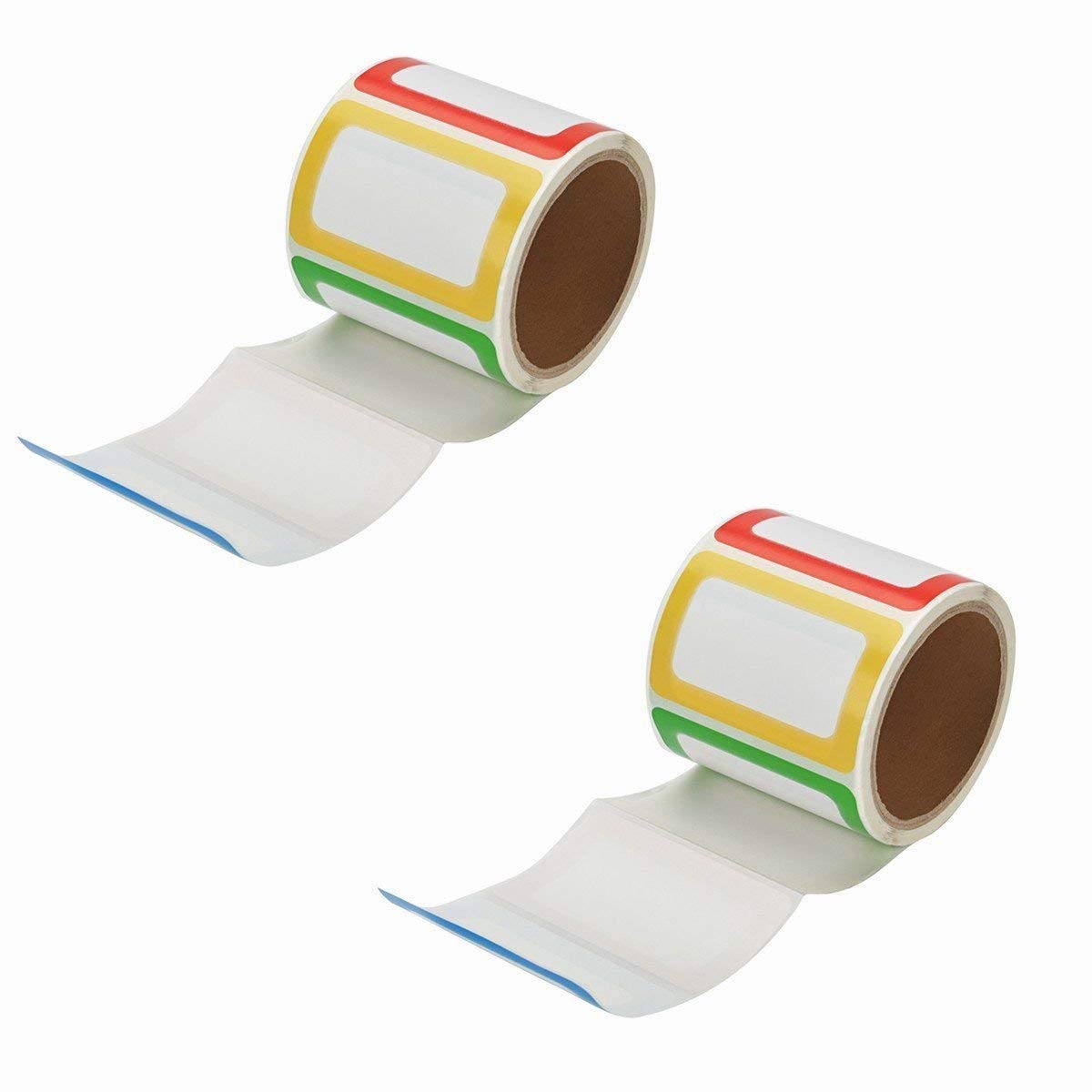 Snapklik.com : MFLABEL Colorful Plain Name Tag Labels 400 Stickers Name ...