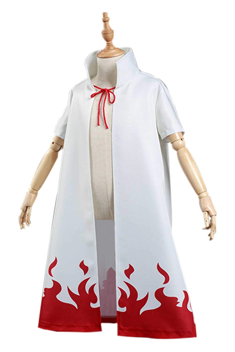Buy Kids 4th Hokage Cloak Jacket Robe Minato Namikaze Cape Kimono Anime ...