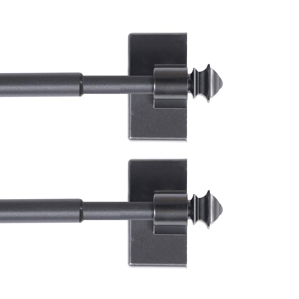 Amazon.com: H.VERSAILTEX 2 PACK Magnetic Curtain Rods for Metal Doors ...