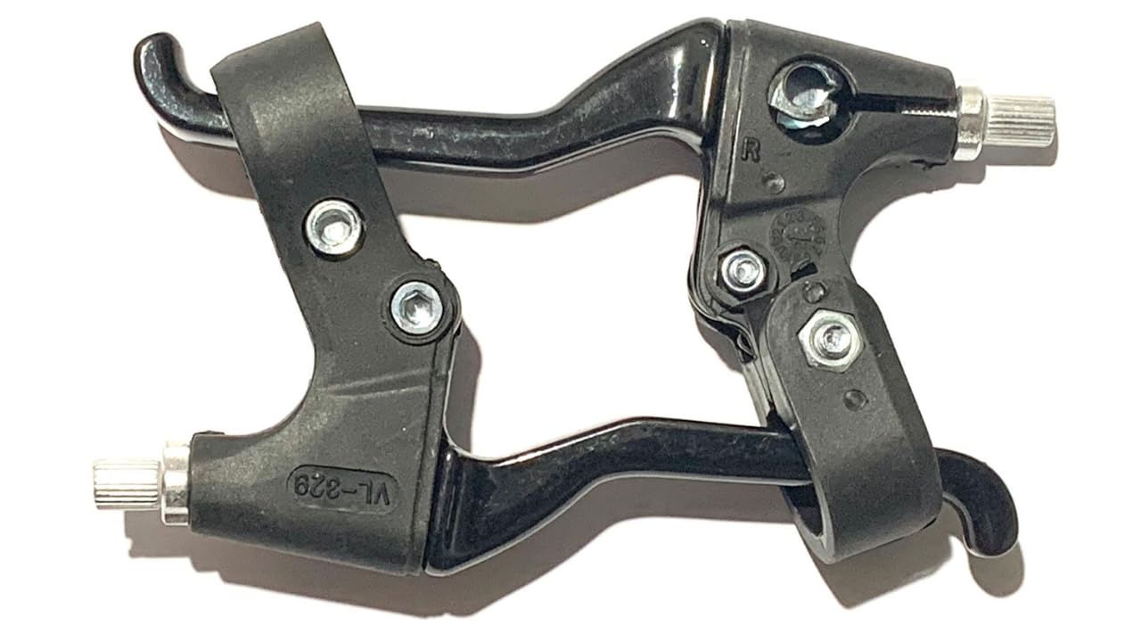 AARNAV Pair of Brake Levers, Black Bike Brake Lever Set, 2.2cm Diameter ...