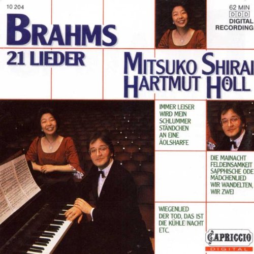 Johannes Brahms, Mitsuko Shirai, Hartmut Holl - Brahms: 21 Lieder ...