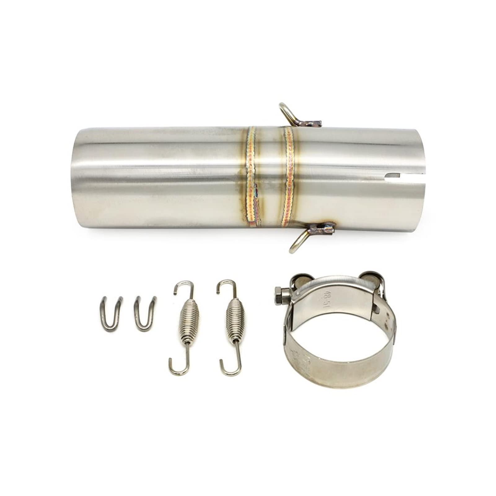 Buy Motorcycle Slip On Middle Exhaust Pipe Mid Link Connection System ...