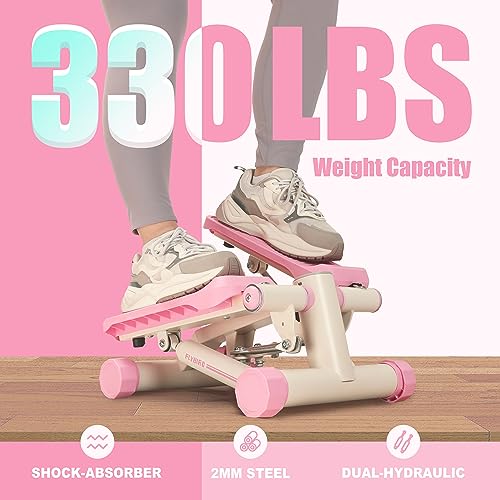 FLYBIRD Stair Stepper for Exercises, Pro Twist Stepper Machine with ...