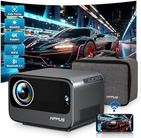 Amazon.com: [Auto Focus/Keystone] Projector 4K with Android OS 1080P ...
