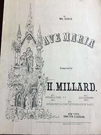 Ave Maria (Original Edition): H. Millard: Amazon.com: Books