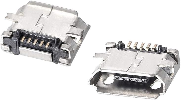 Amazon.com: uxcell 30PCS Micro USB Female Socket Connector Port 5-Pin ...